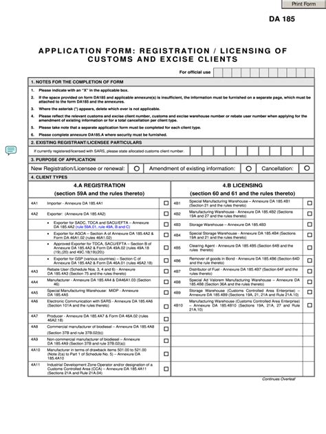 Za Sars Da 185 Fill And Sign Printable Template Online Us Legal Forms