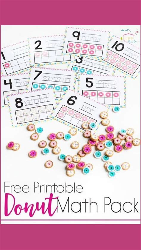Donut Math Pack Kindergarten Math Activities Math Activities Math
