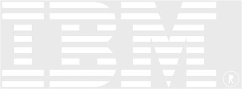 Ibm Logo Design Black And White Pattern Texture Monochrome Ibm Symbol