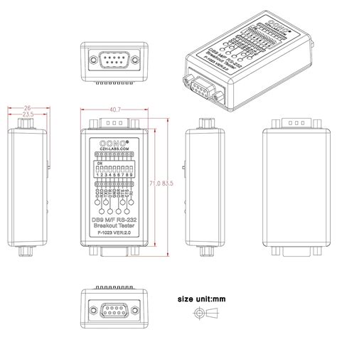 Rs232 Breakout Tester Led Monitor Db9 Male To Philippines Ubuy