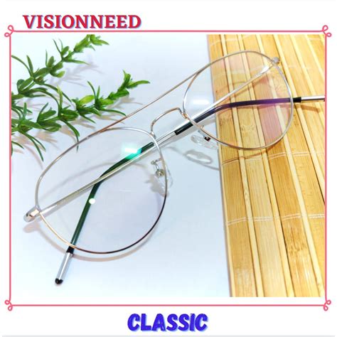 Aviator Metal Glasses Frame Spectacles Eyewear Classic Design 001