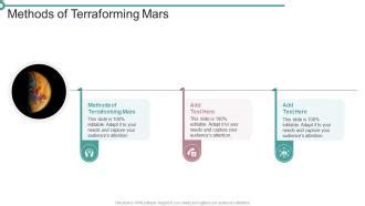 Methods Of Terraforming Mars PowerPoint Presentation And Slides PPT Slide SlideTeam