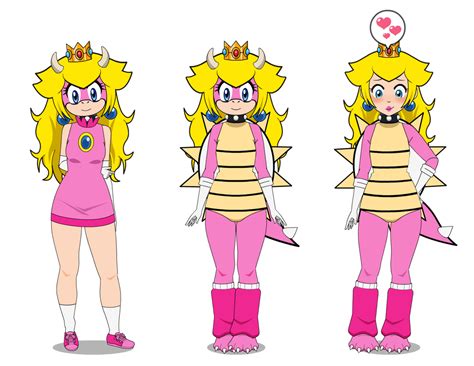 Kisekae Princess Peach Koopa Form By Demitronhelgo On Deviantart
