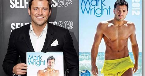 Mark Wright Signs Calendars At Selfridges Mirror Online