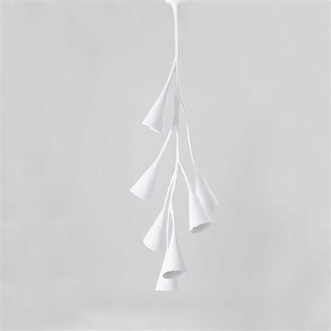 Ophelia Stairwell Ceiling Light Large Plaster White Jerry Pair Florida