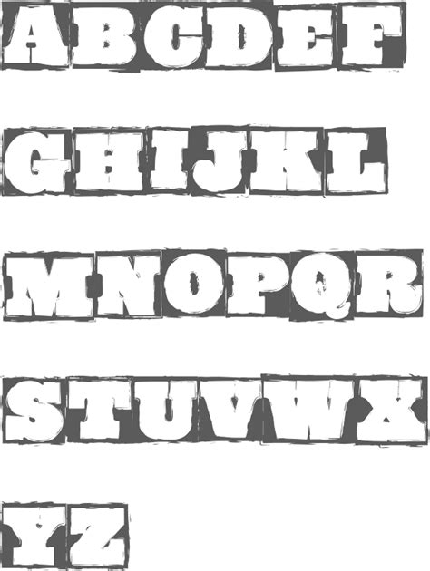 Myfonts Edgy Typefaces