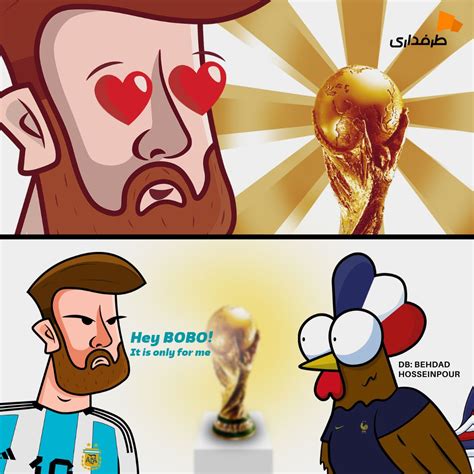 مسی این روزها کمی خشمگین تر از همیشه است کارتون اختصاصی طرفداری