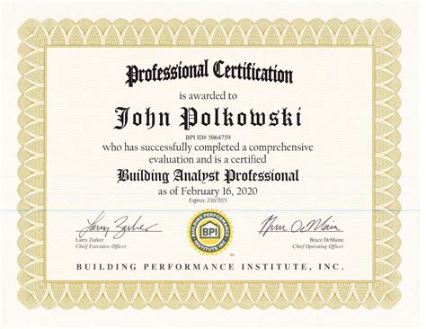 Building Analyst Professional John Polkowski