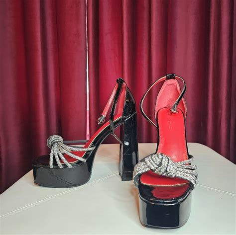 Dolls Kill Shoes Dolls Kill Azelea Wang Sparkle Platform Heels Size 8 Poshmark