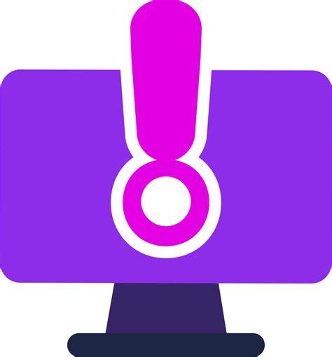 Computer Warning Icon 15130480 Png