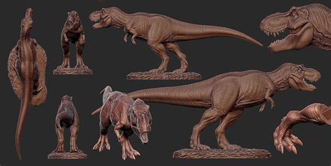 Jurassic Park Jurassic World Tyrannosaurus Rex 3d Print Model 3d