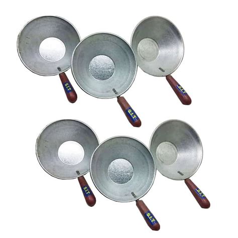 ملاقه دوغاب ریزی بنایی Sit فلزی ۶ عددی Osml 001 خرید بیشتر با پرداختی کمتر در فروشگاه سیمرغ