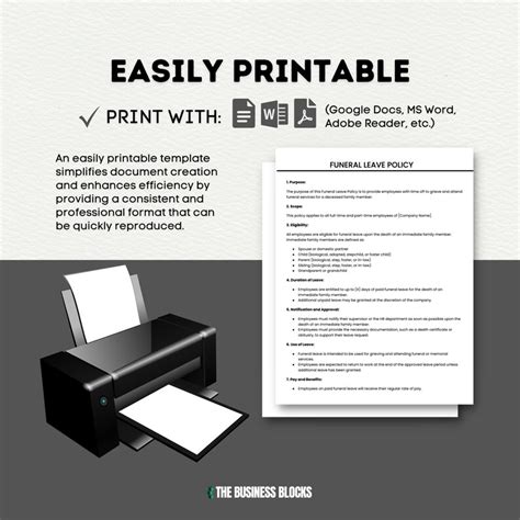 Funeral Leave Policy Template Bereavement Leave Policy Funeral Leave