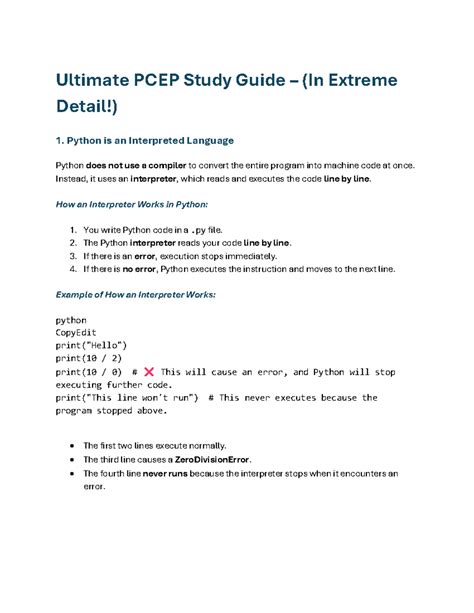 Pcep Ultimate Review Ultimate Pcep Study Guide In Extreme Detail