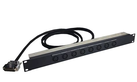 Tascam Db25 To Xlr Patch Panel Black Reverb