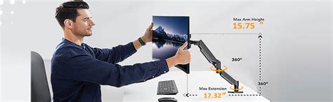 Bigpassport Monitor Arm Stand With Gas Spring Model Pro Mountm252