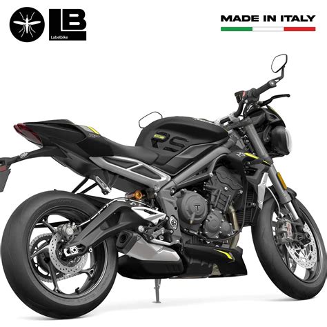 Adesivi Laterali Serbatoio Compatibili Con Triumph Street Triple 765 Rs