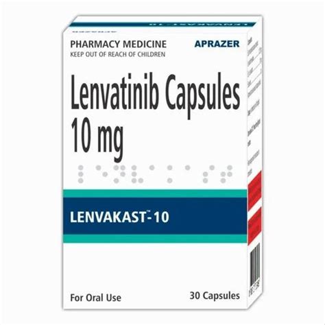 10 Mg Lenvatinib Capsule At ₹ 180box Lenvima In Gurugram Id
