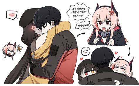 Commander M4 Sopmod Ii Ro635 And Robella Girls Frontline And 1 More Drawn By Lix