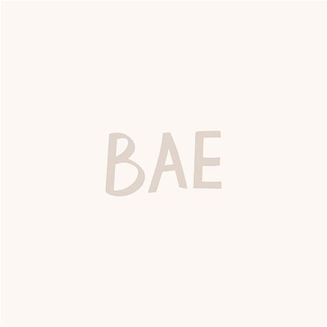 Babesa Font Design Wording Bae Images Free Photos Png Stickers