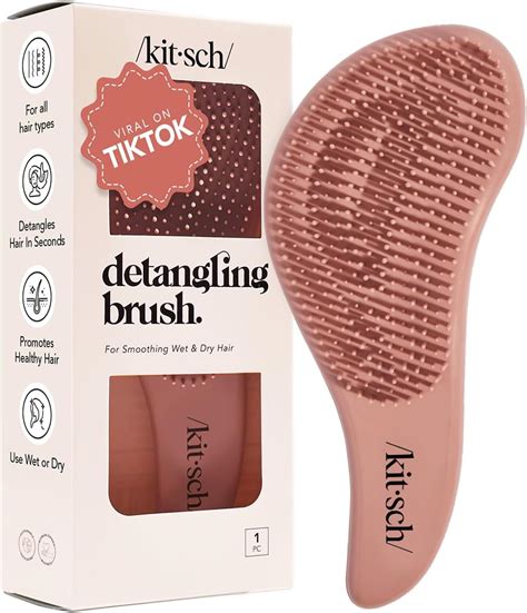Kitsch Detangler Hair Brush For Curly Or Straight Wet And