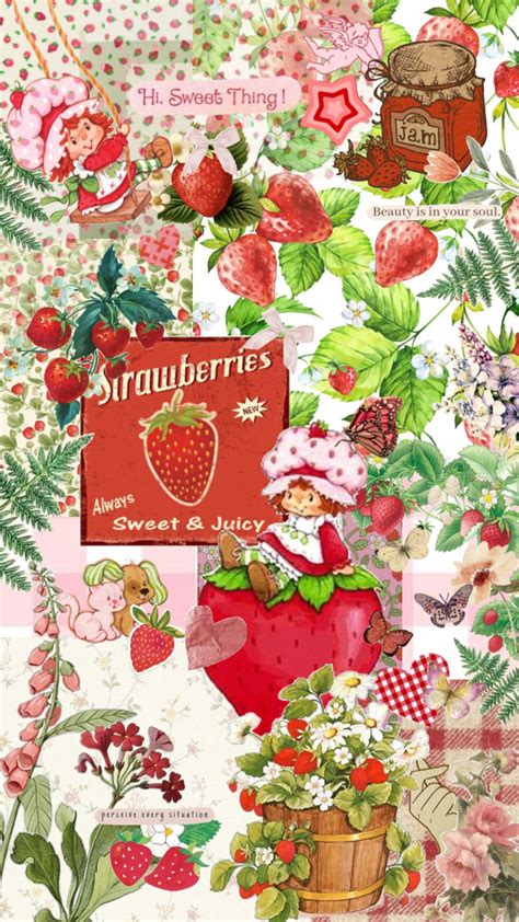 Strawberry Aesthetic Wallpaper