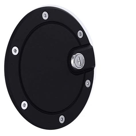 All Sales Manufacturing Billet Fuel Door For Ford Black Ring And Door