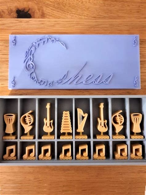 String Chess Set With Box 3d Model By 3dprintbunny On Thangs