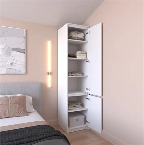 ᐉ Шафа пенал ФТ217 з полицями Білий • Краща ціна в Києві Україні • Купити в Епіцентр