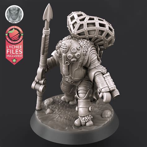 3d Printable Elephant Diver Baiter By Thesurrealfactory