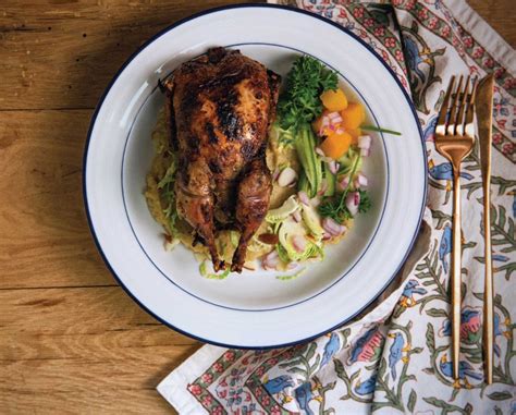 Roasted Chukar With Fennel Puree Recipe Project Upland