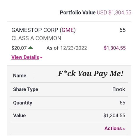 Bought The Dippity Dip More Importantly Drsed The Dippity Dip R Superstonk