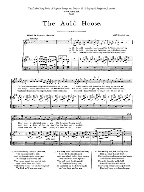 The Auld Hoose Pdf