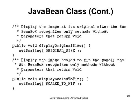 Ppt Javabeans Powerpoint Presentation Free Download Id5615970