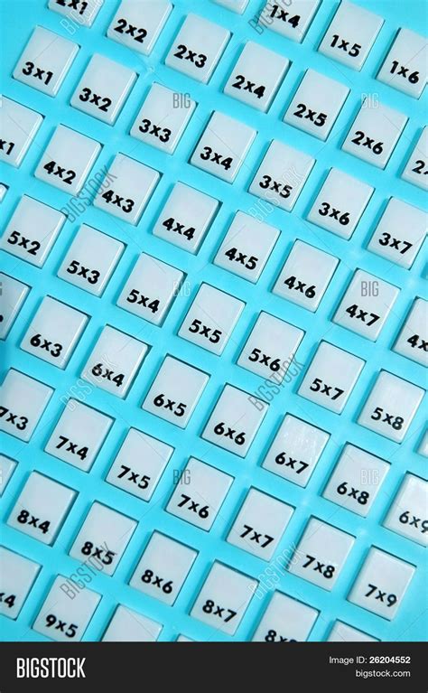 Times Table Mathematic Image And Photo Free Trial Bigstock