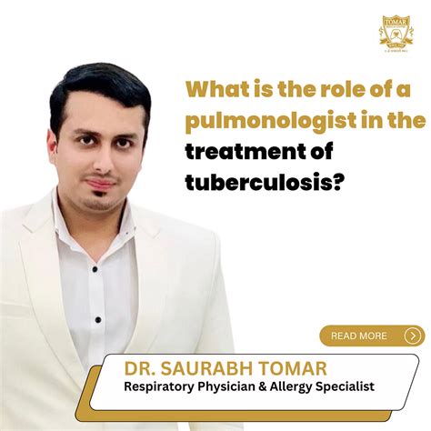Dr Saurabh Tomar A Pioneer In Pulmonology And The Go To Expert For