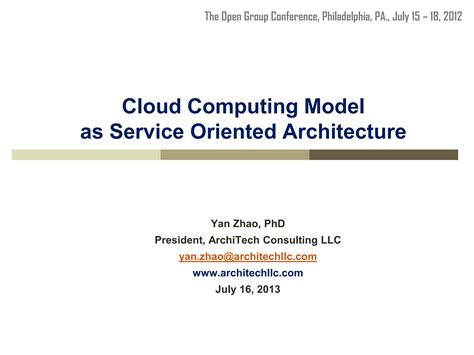 Cloud Computing Model With Service Oriented Architecture Pdf Cloud Computing Internet