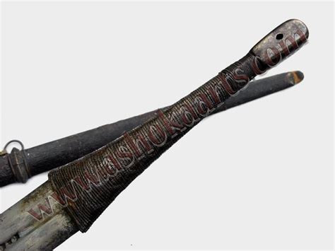 Oman Kattara Sword With Fine Silver Mounts 19th Century Antique