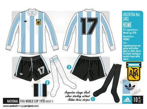 Argentina Home Kit For The 1978 World Cup Finals Fútbol Argentina