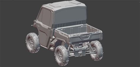 2024 Brp Can Am Defender Hd10 Limited Single Door 3d Model Cgtrader