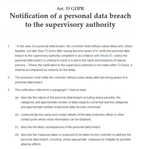 Breach Notification Policy Template