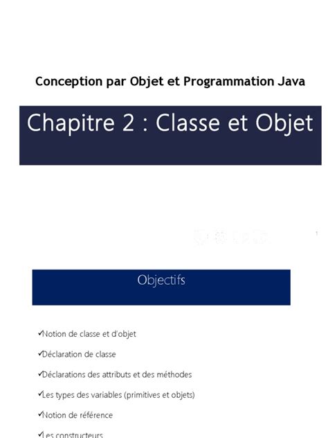 2 Classe Et Objet Pdf Constructeur Programmation Programmation