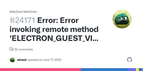 Error Error Invoking Remote Method ELECTRON GUEST VIEW MANAGER CALL Error Loading