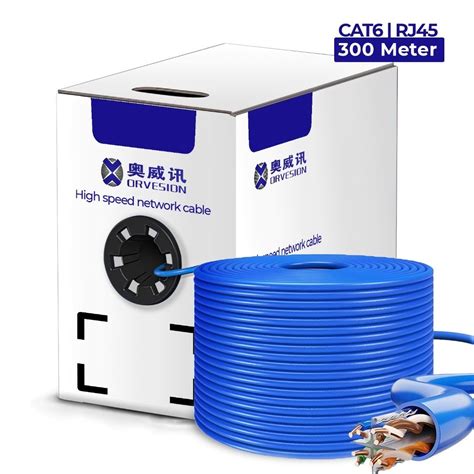 Jual Kabel Lan 300 Meter Indoor Cat 6 Utp Kabel Lan Rj45 Hight Quality