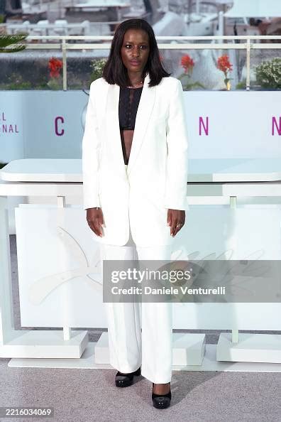 Mariam Gueye Poses During The Adami Photocall At The 78th Annual