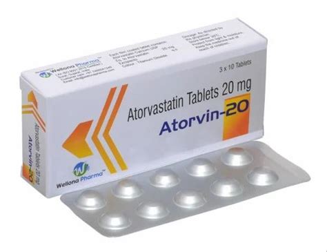 20mg Atorvin Tablet At ₹ 850 Box In Nagpur Id 2854470427391