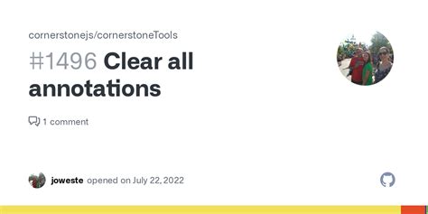 Clear All Annotations · Issue 1496 · Cornerstonejscornerstonetools