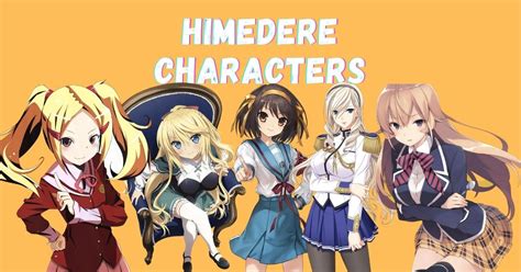 Himedere Anime Characters By Laststopanime On Deviantart