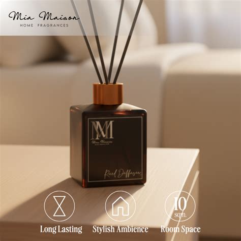 Mia Maison Reed Diffuser With Sticks 100ml Elegant Home Fragrance Set For Living Room