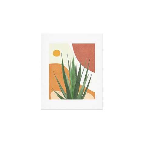 Abstract Agave Plant Art Print Society6